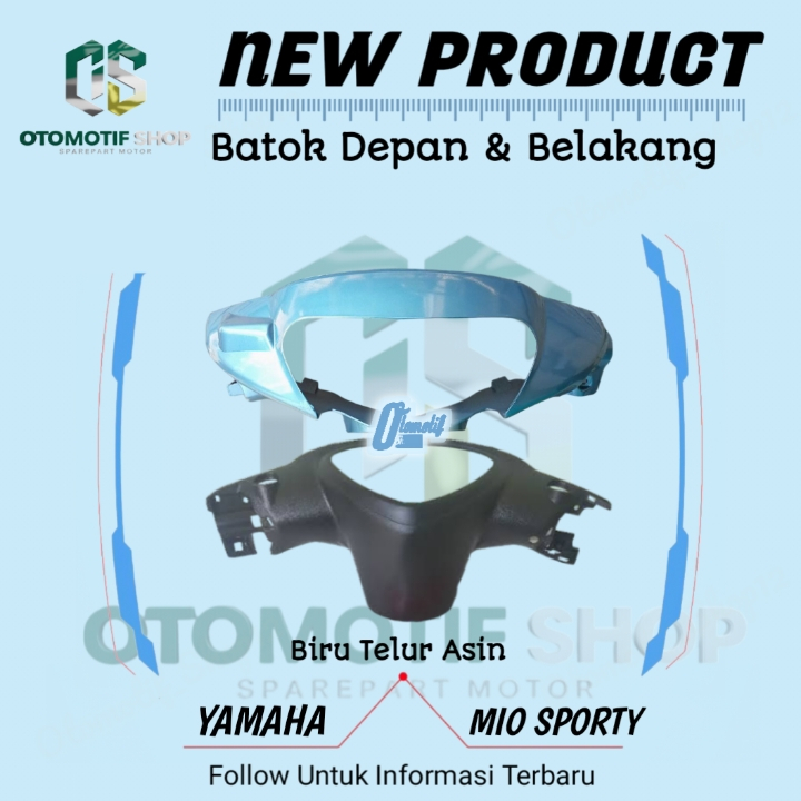 Mio Sporty Front Rear Head Shell SALTED EGG BLUE / Front Handle / Rear ...