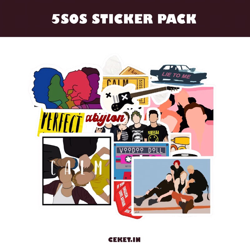 5sos Sticker Pack (19pcs) | Shopee Philippines