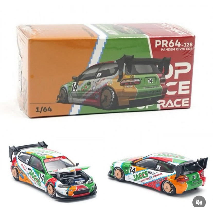 Pop RACE PR640128 - Pandem CIVIC EG6 V1.5 JACCS | Shopee Philippines