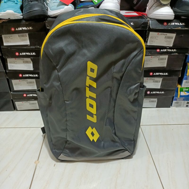 Lotto Backpack (With laptop slot) | Shopee Philippines