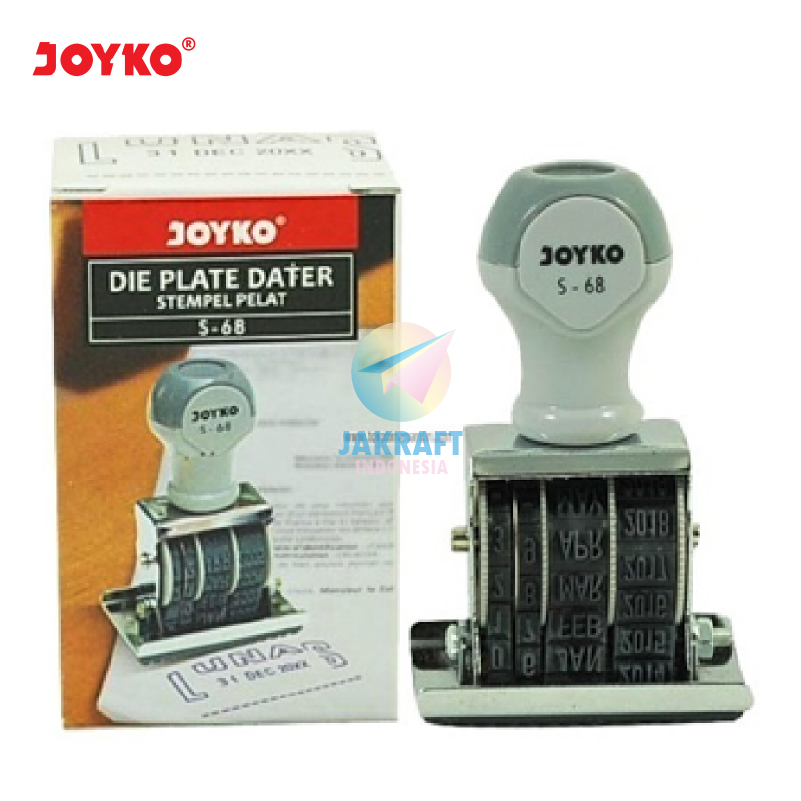 (1 Pcs) Stamp "LUNAS" & Date Month Year JOYKO S-68 Date Month Year ...