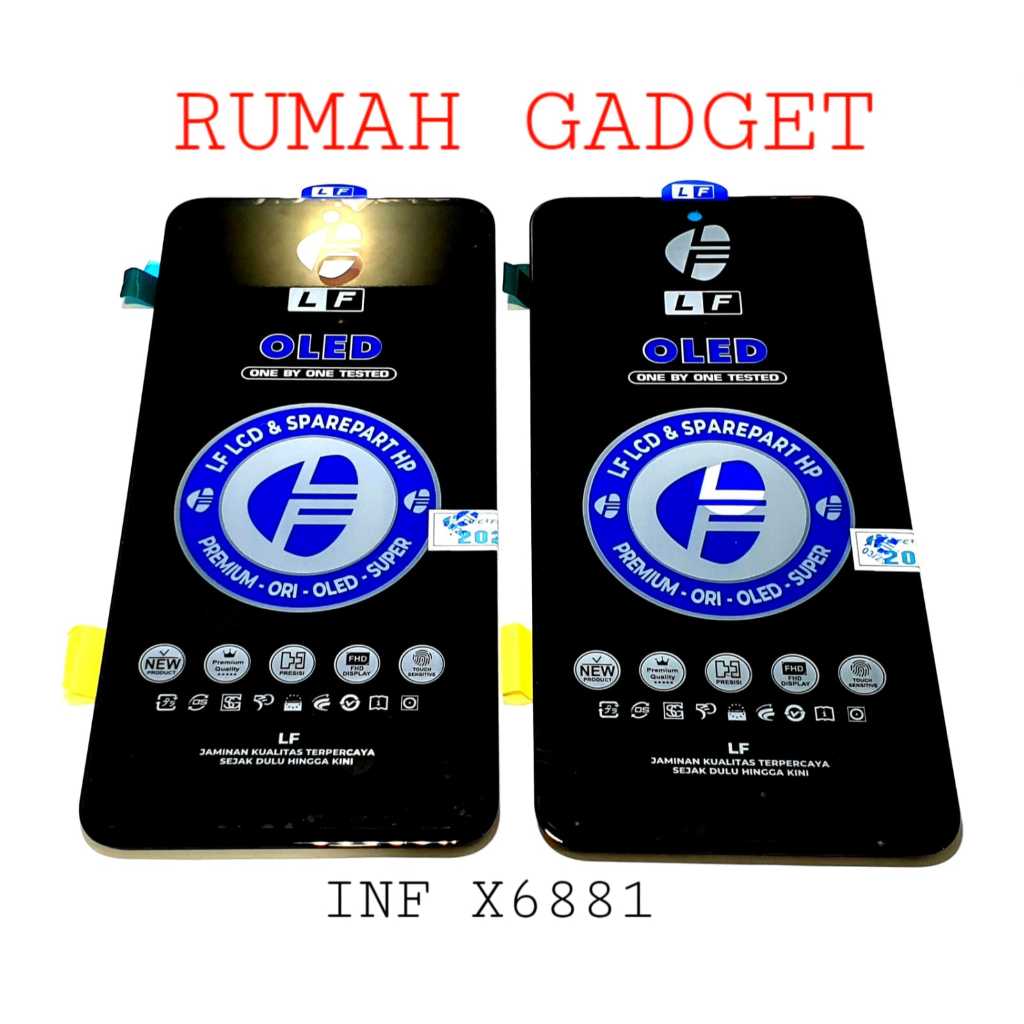 Lcd OLED *NF HOT 50 PRO/X6881 BLACK FULLSET TOUCHSCREEN | Shopee ...