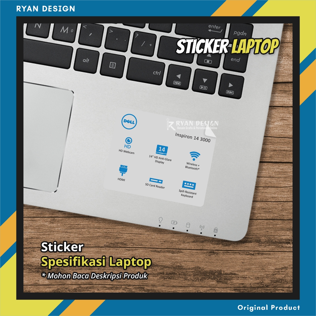 Laptop Logo Sticker Laptop Feature Specifications Sticker Nvidia RTX ...