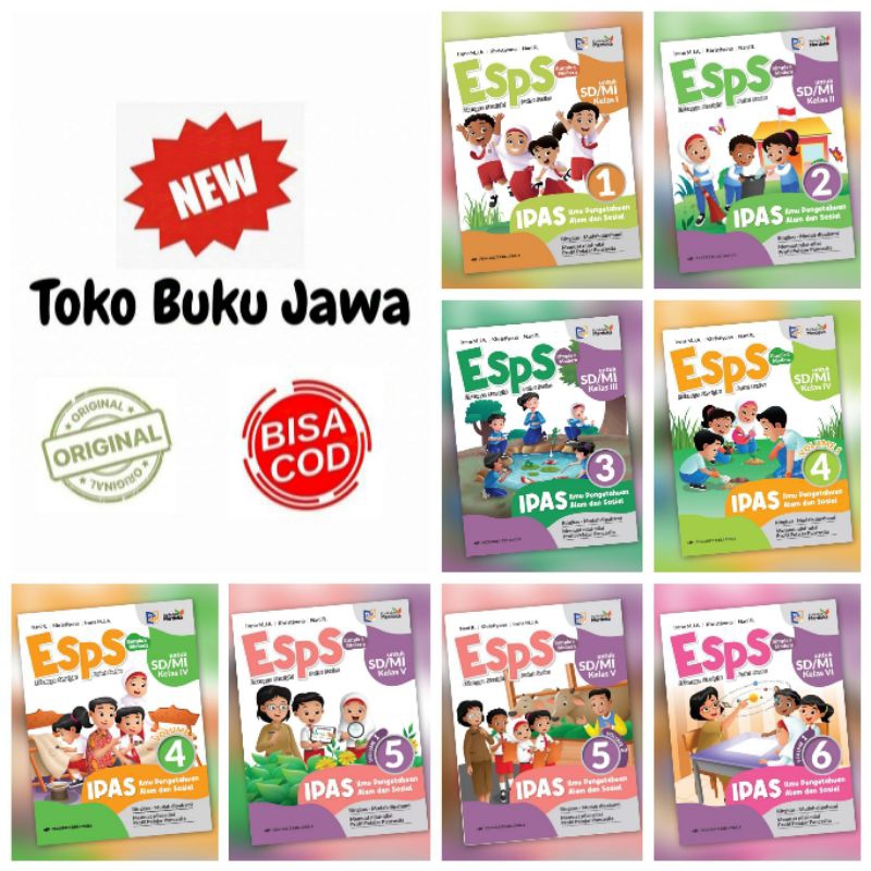 [Erlangga] Esps ScienceAS Elementary School Book Class 1 2 3 4 5 6 SD ...