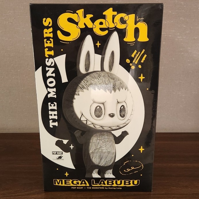 Pop Mart Mega Labubu Sketch 400% - original | Shopee Philippines