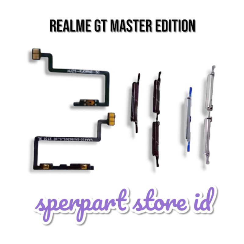 TOMBOL OUTER BUTTON + FLEXIBLE ON OFF VOLUME REALME GT MASTER EDITION ...
