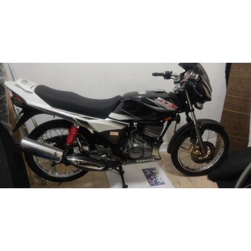 Yamaha RXZ Catalyzer stripping sticker black and white (11) | Shopee ...