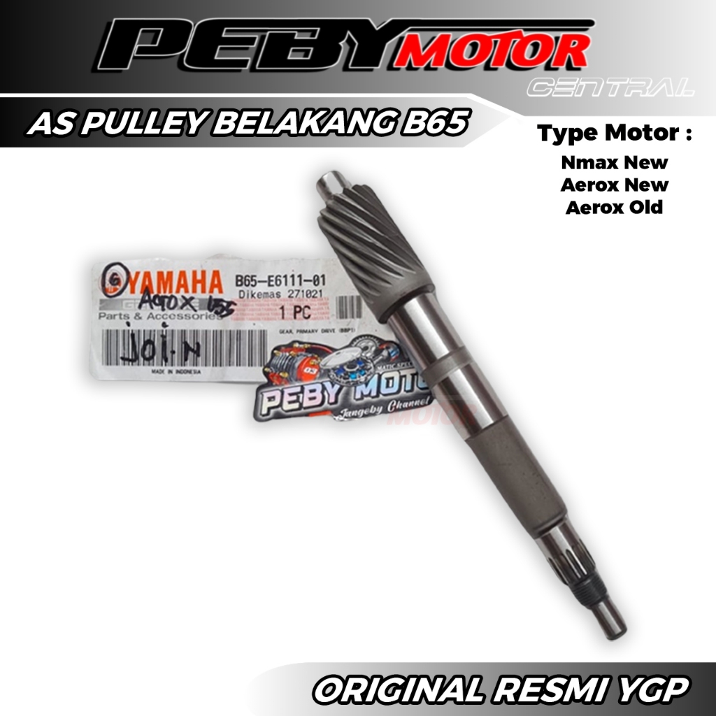 All New Nmax Aerox Rear Pulley Axle ORIGINAL Official YGP B65-E6111 ...