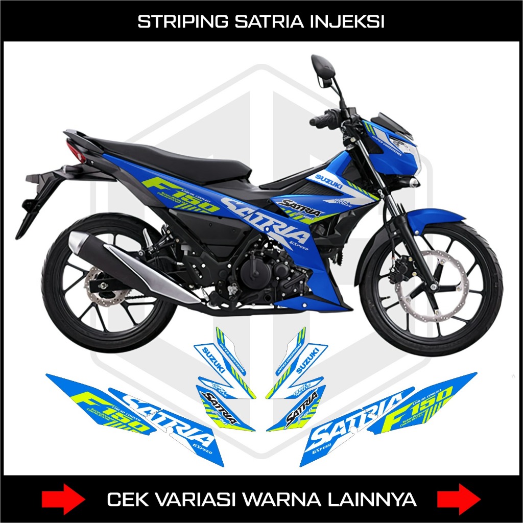 Sticker SUZUKI RIDER 150 / SATRIA F 150 FI / STICKER / STRIPING ...