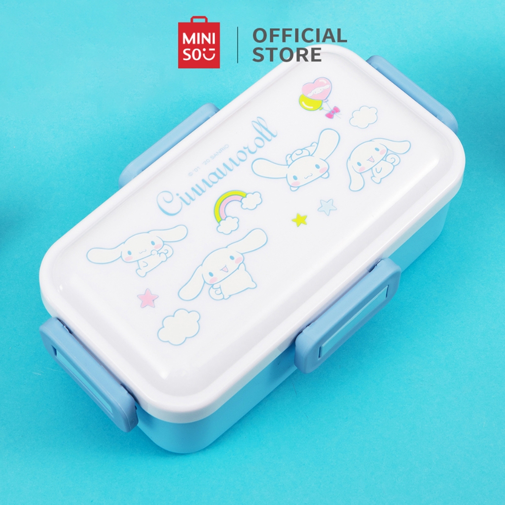 Miniso Bento Box Cinnamoroll/My Melody Bento Box with Four Buckles ...