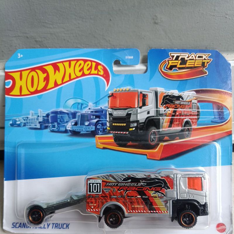 Hotwheels Track Fleet Scania Rally Truck | Shopee Philippines