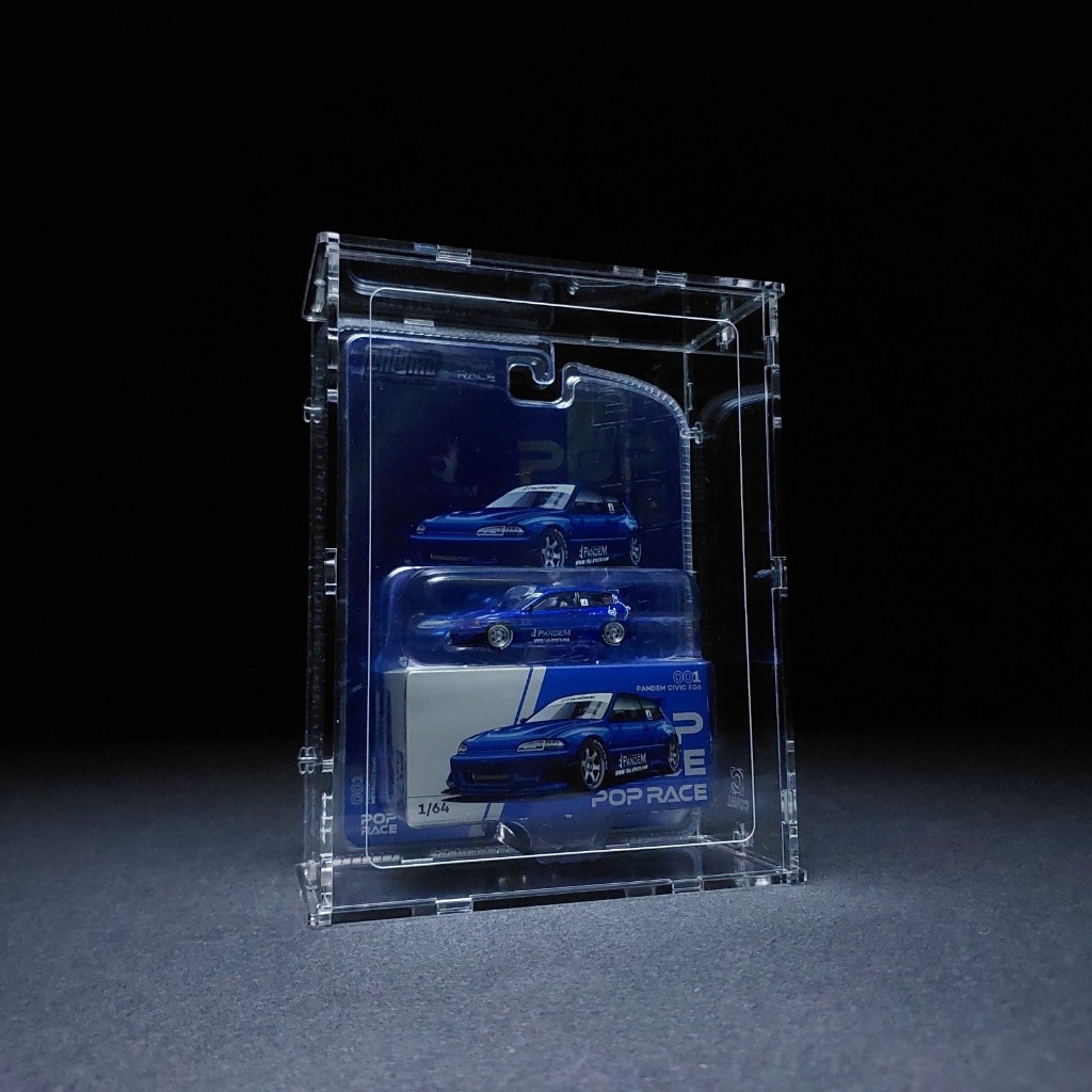 Coval PRS-101 Acrylic Display for 1 Blister Diecast Pop Race 1/64 ...