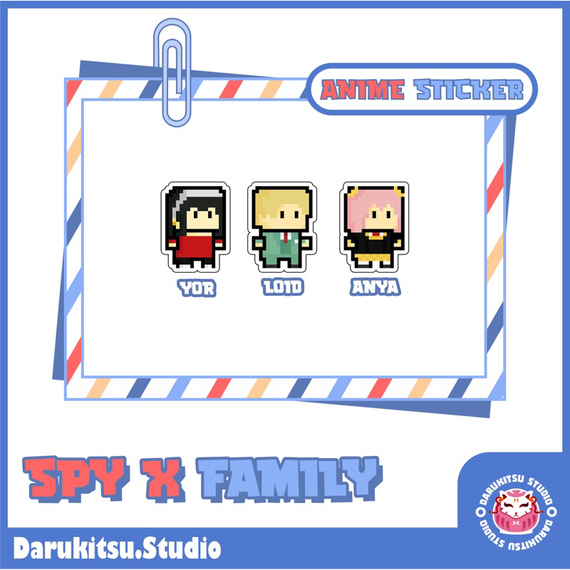 Spy X Family Anime Stickers/Stickers Buy 4 Get 1 Free | Shopee Philippines
