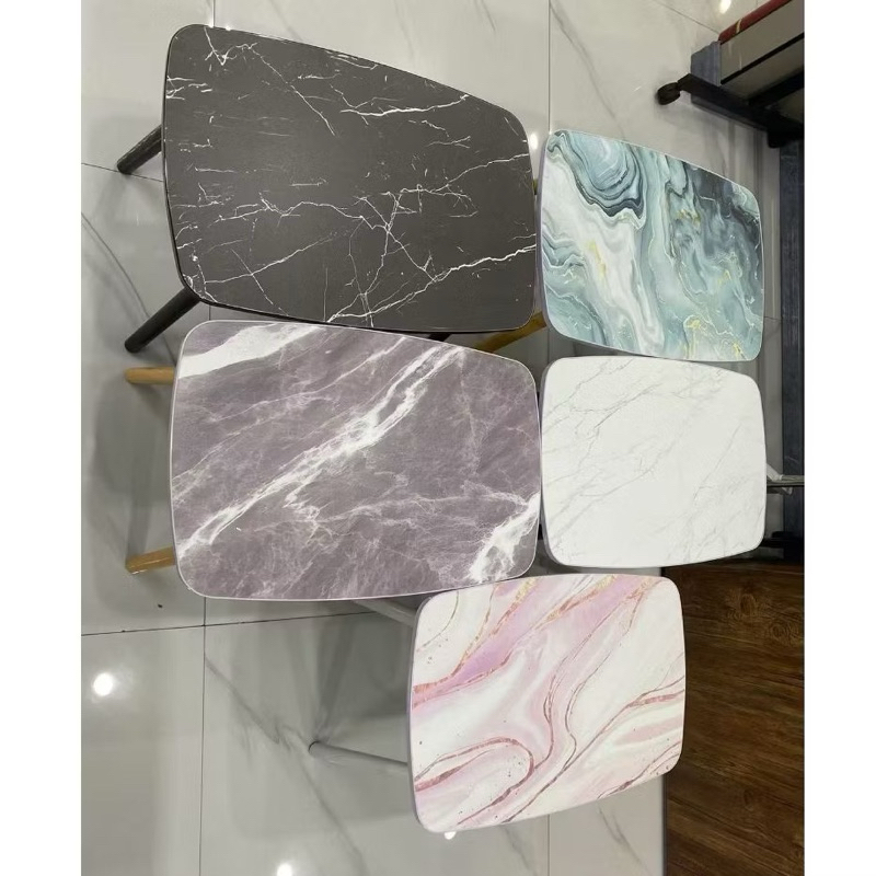 Living Room Table | Aesthetic Table | Aesthetic Study Table | Marble Motif Multipurpose Table ...