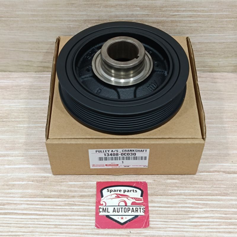 Original Innova/Fortuner/Hilux Crankshaft Pulley 13408-0C030 | Shopee ...