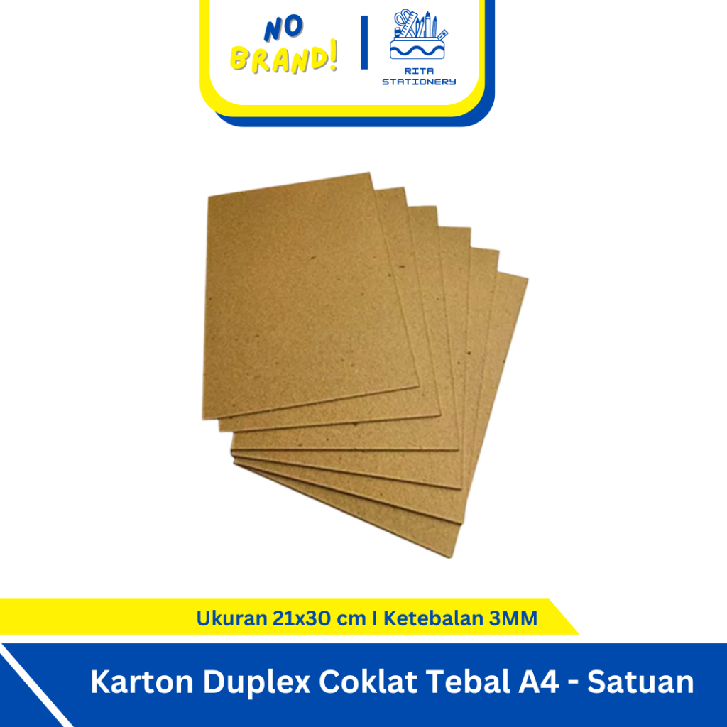 A4 Board Brown Duplex Sheet Cardboard - Retail Unit | Shopee Philippines