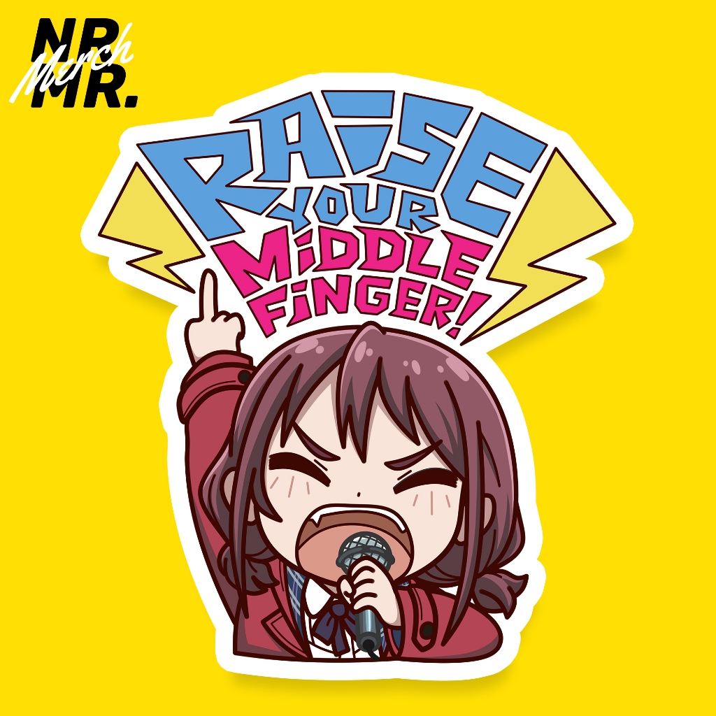 Iseri Nina "RAISE YOUR MIDDLE FINGER" Girls Band Cry / Togenashi ...