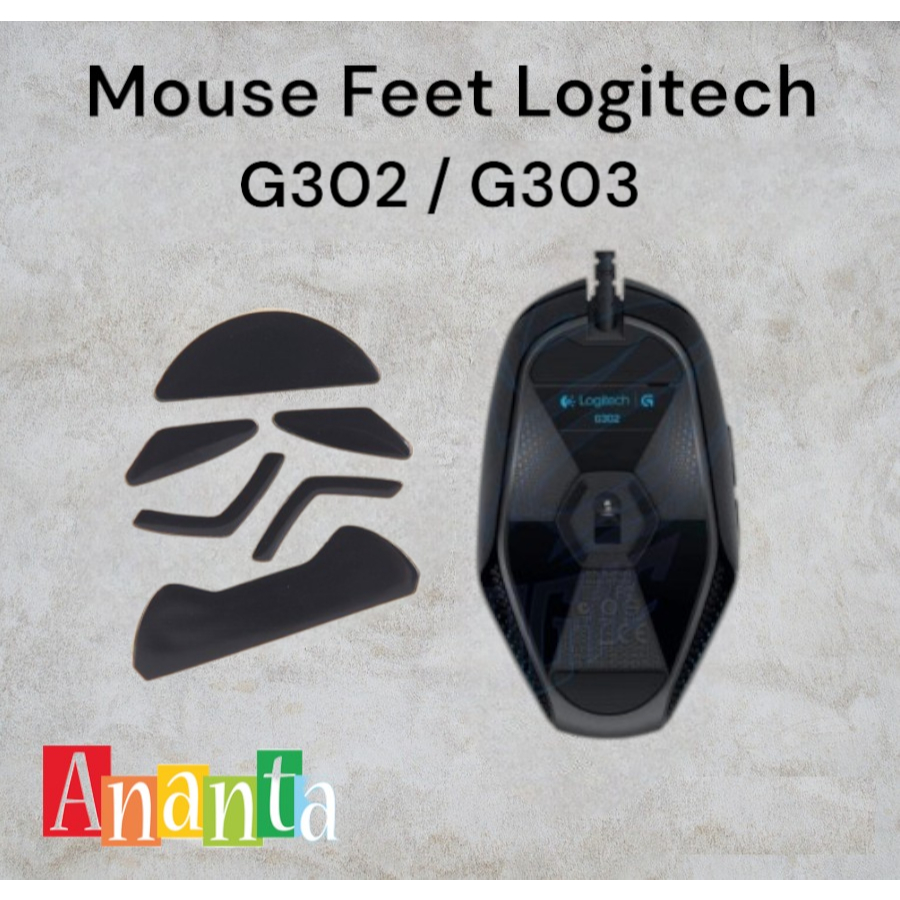 Mouse Feet Glide Logitech G302 G303 Mouse Feet Mouse Pad | Shopee Philippines