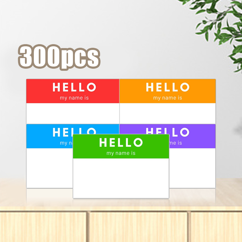 300pcs/Roll Name Label Sticker Color Multipurpose Name Label Sticker ...