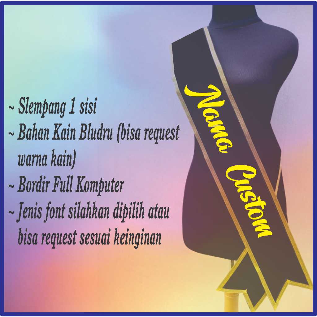 Computer Embroidered Graduation Sling (Sling Model) | Shopee Philippines