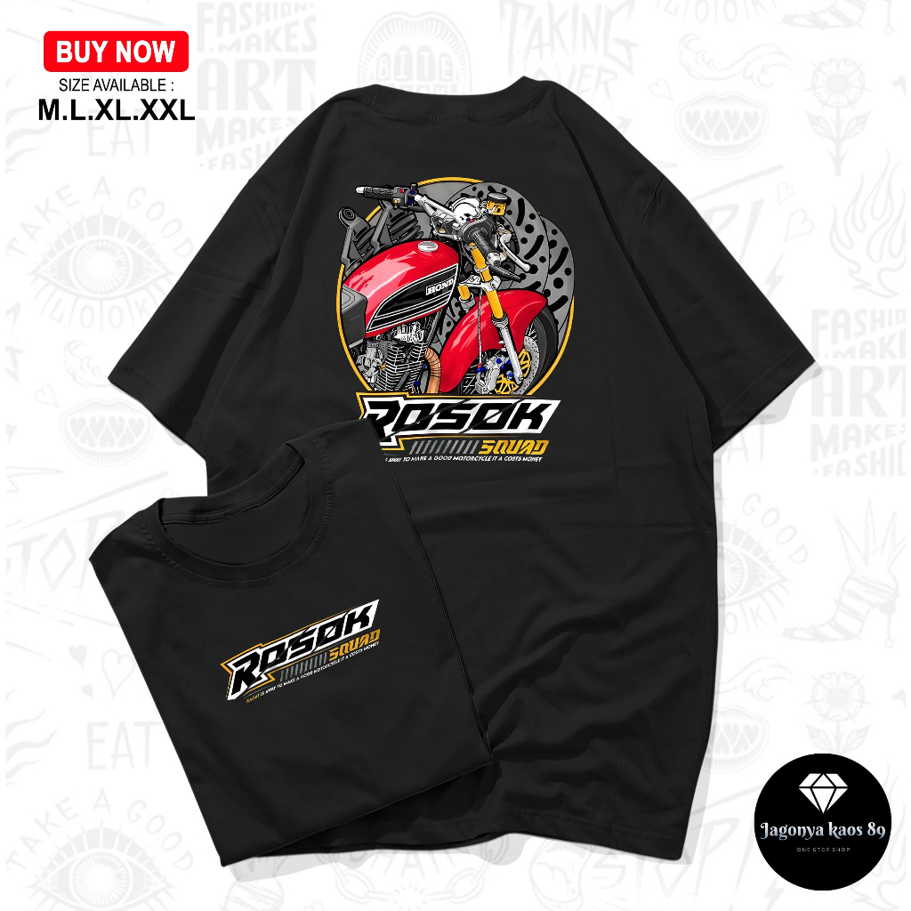 DISTRO T-shirts "RACING ROSOK" MEN'S AND WOMEN'S T-SHIRTS - Viral T ...
