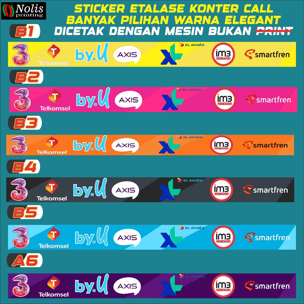 MINIMAL Counter Showcase Stickers / Custom Counter Name + Lamination ...