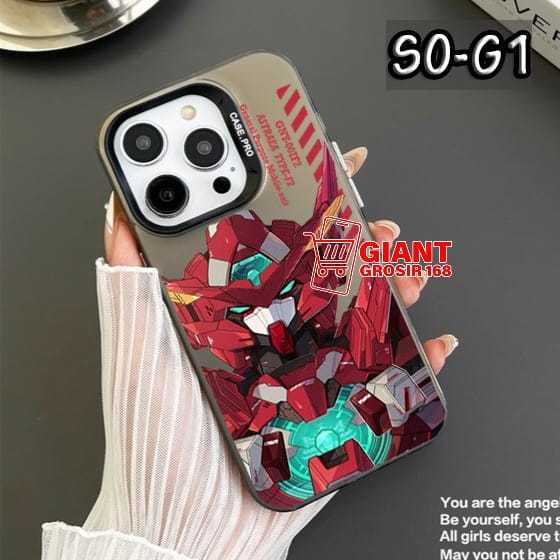 Case IMD Hologram Black Casing Robot Gundam for Vivo Y04S Vivo Y19S Gt ...