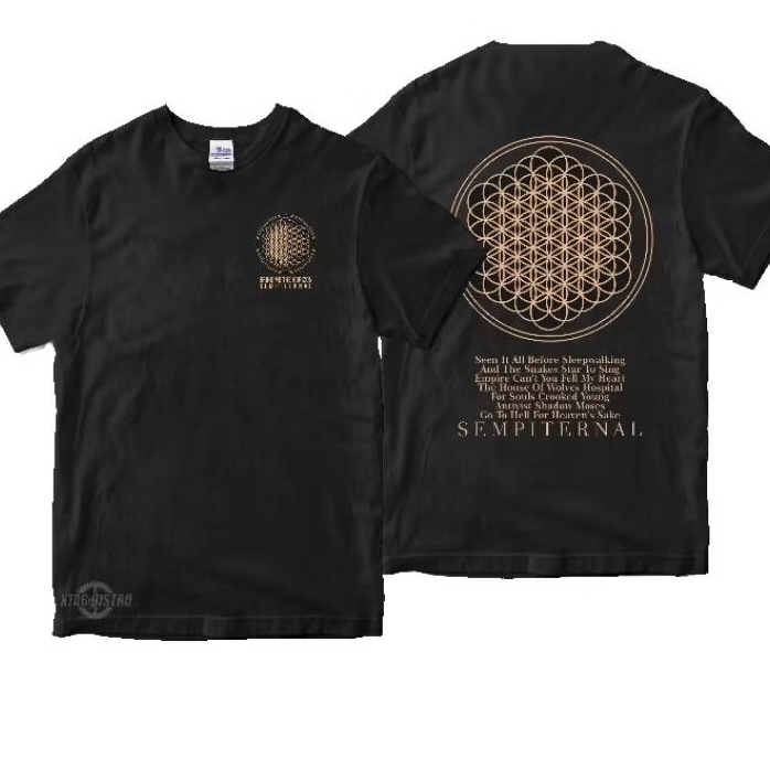 BRING ME THE HORIZON T-shirt SEMPITERNAL LOGO built up band t-shirt ...
