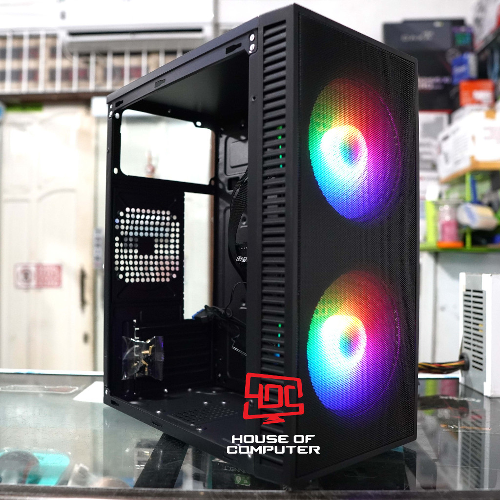 Venom RX CASE PC AVALON FREE 2 FAN RGB 12CM M-ATX ACRYLIC SIDE | Shopee ...