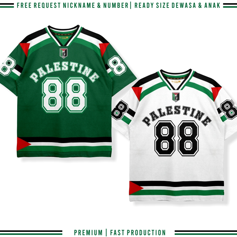 Palestine / Gaza / Streetwear / Retro / Boxy Oversized Jersey for ...