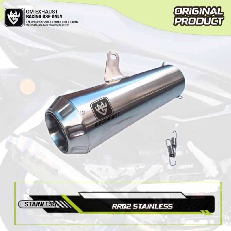 Original GM Typr RR02 Racing slincer racing exhaust Inlet 50mm All ...