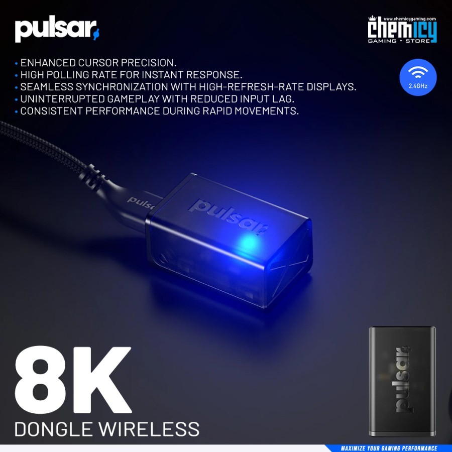 Pulsar 8K Dongle Receiver for Pulsar Mouse | Shopee Philippines