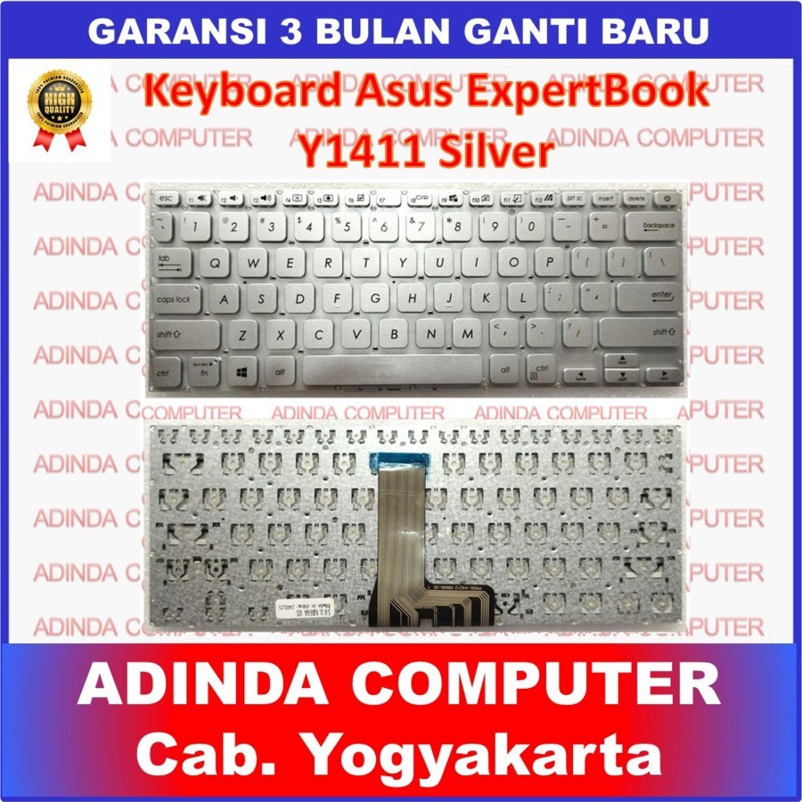 Asus X409 X415 X415J X415JA X415M X415MA M415 Silver Keyboard | Shopee ...