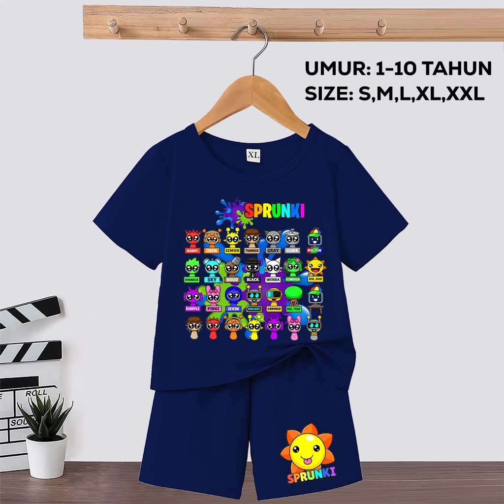 Boys and Girls Outfits Viral Sprunki Clothes Ages 1-10 Years Sprunki ...