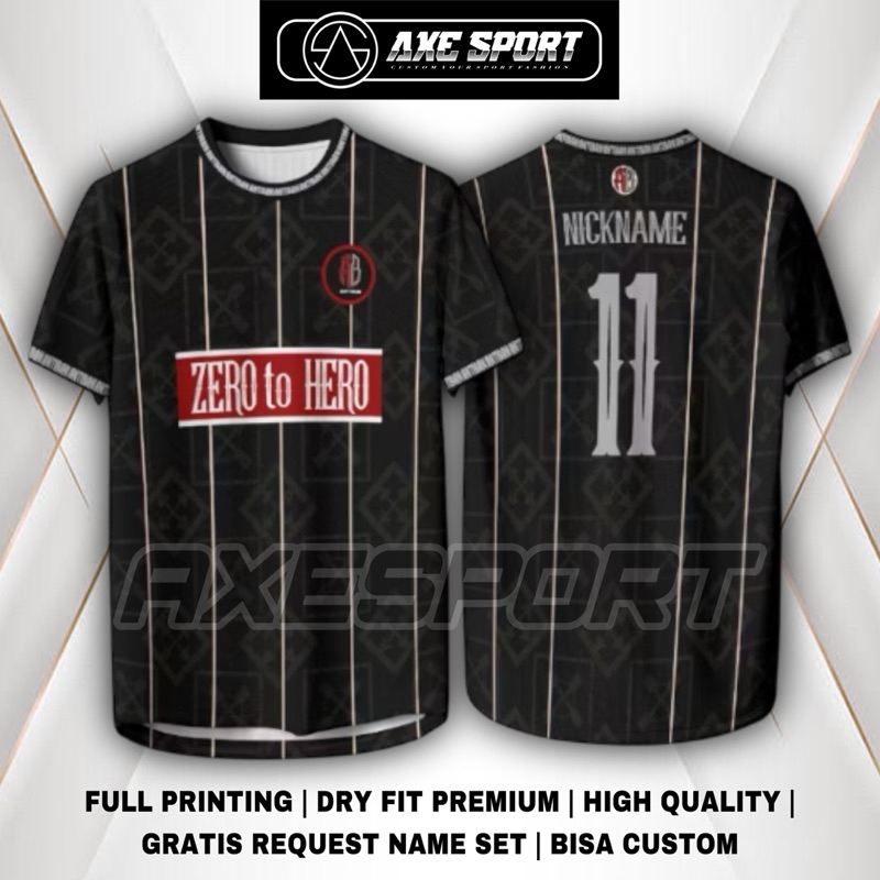 Latest 2025 ANTIBAN BLACK ZERO TO HERO Esport T-Shirt Full Printing ...