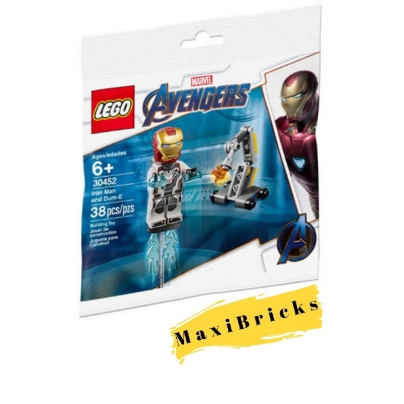 LEGO Marvel Avengers 30452 Iron Man & Dum-E Polybag | Shopee Philippines