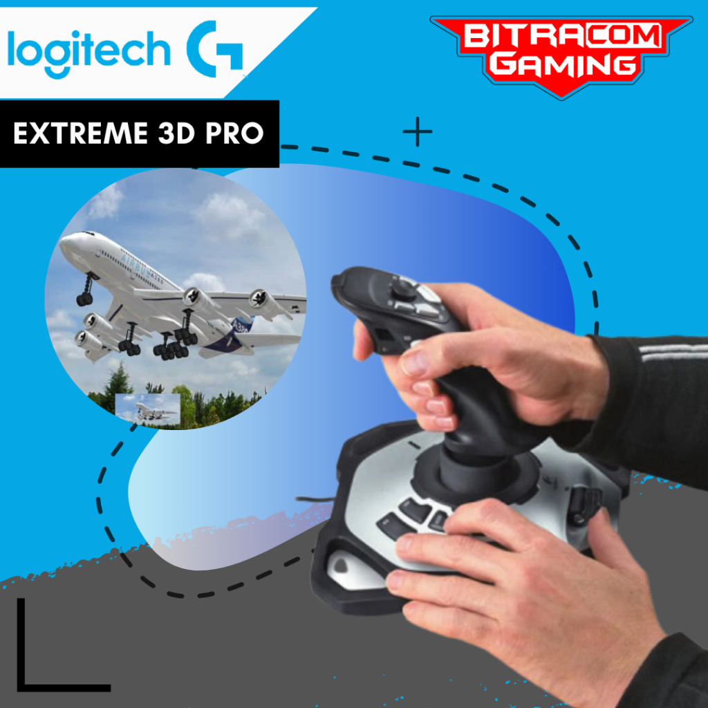 Logitech Airplane Game Joystick - Extreme 3D Pro - Airplane Game ...
