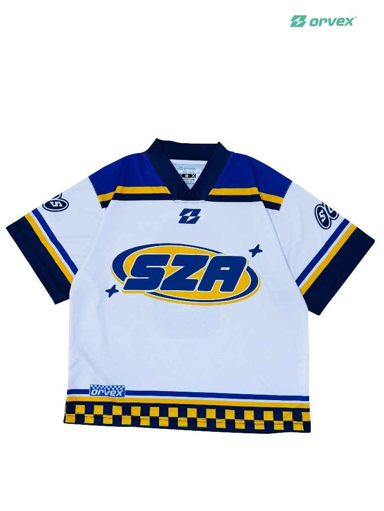 ORVEX sza sos jersey y2k retro boxy oversize top for men and women ...