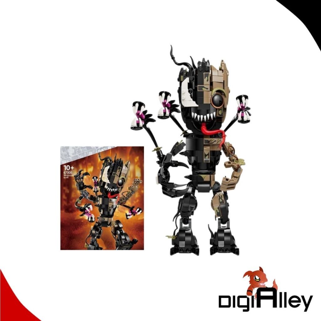 Nano Block Bricks Batman Mask 76182 Groot Spiderman Dinosaur Iron Man ...