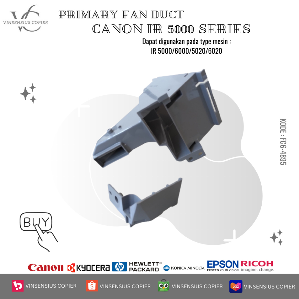 Duct Primary Fan Canon IR 5000 Fan Cover/6000 | Shopee Philippines