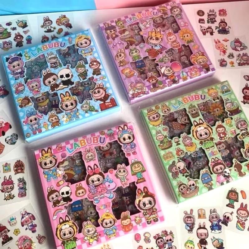 Labubu Stickers, Children's Toys, 100 sheets | Shopee Philippines