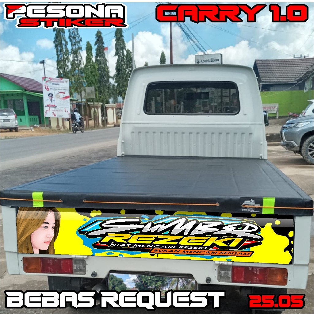 CARRY 1.0 REAR DOOR DECAL STICKER CARRY 1.0 REAR TAIL STICKER FREE ...