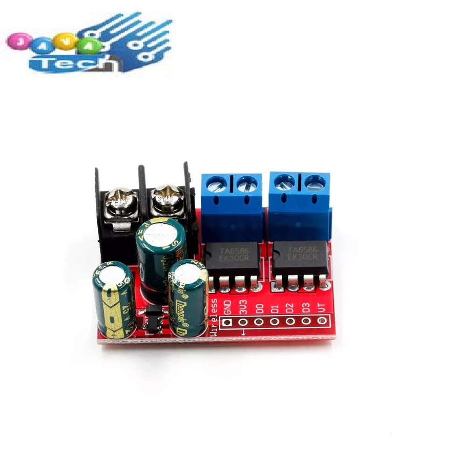 Dual Bridge DC Motor Driver 5A 3-14V Compatible L298N L293D Arduino ...