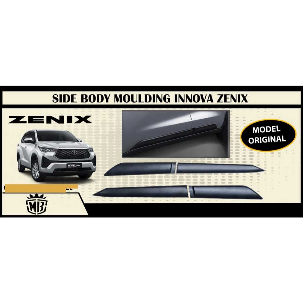 Plain Black Innova Zenix Car Body Trim | Shopee Philippines