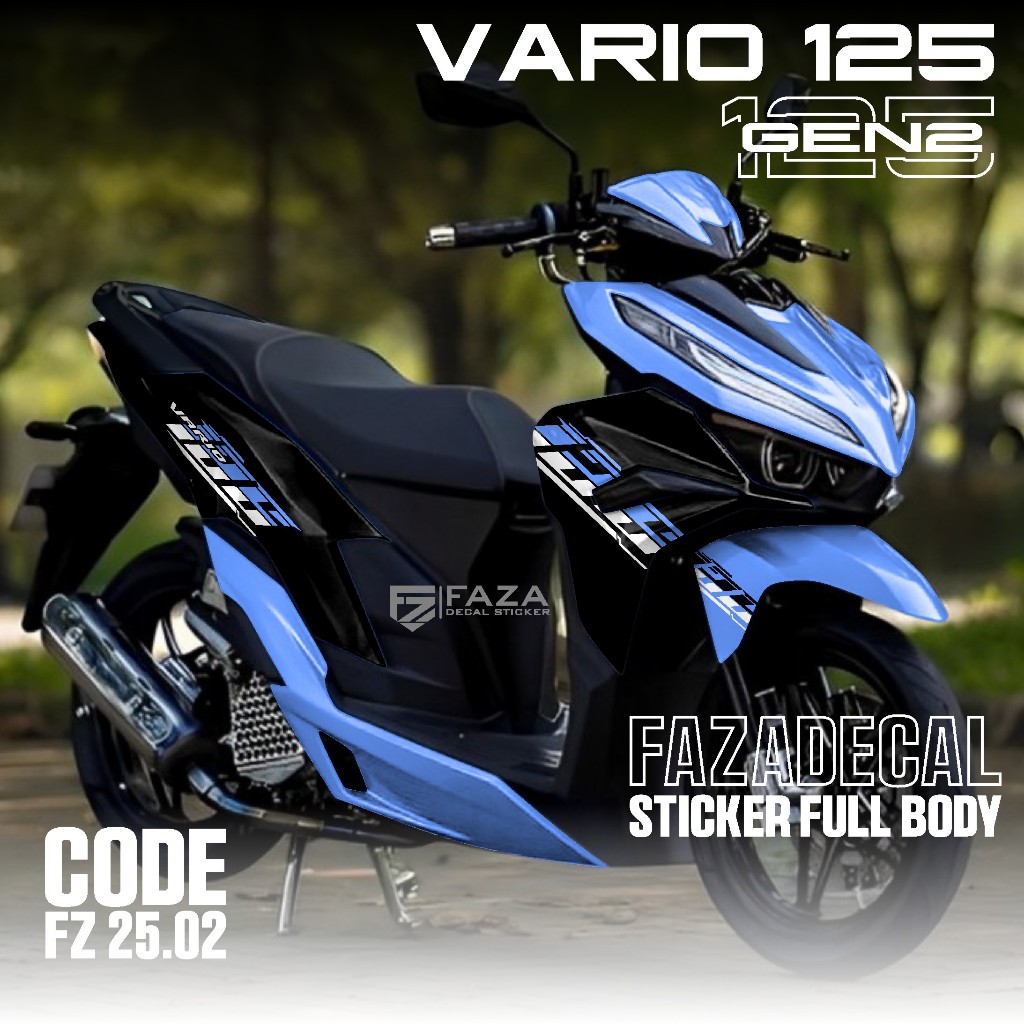 Latest Vario 125 New Gen 2 2024 Full Body Decal Sticker - Vario 125 Gen ...