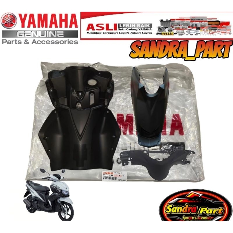 ROUGH BODY COVER PACKAGE XEON RC 125 XEON GT 125 3 PCS BLACK ORIGINAL ...