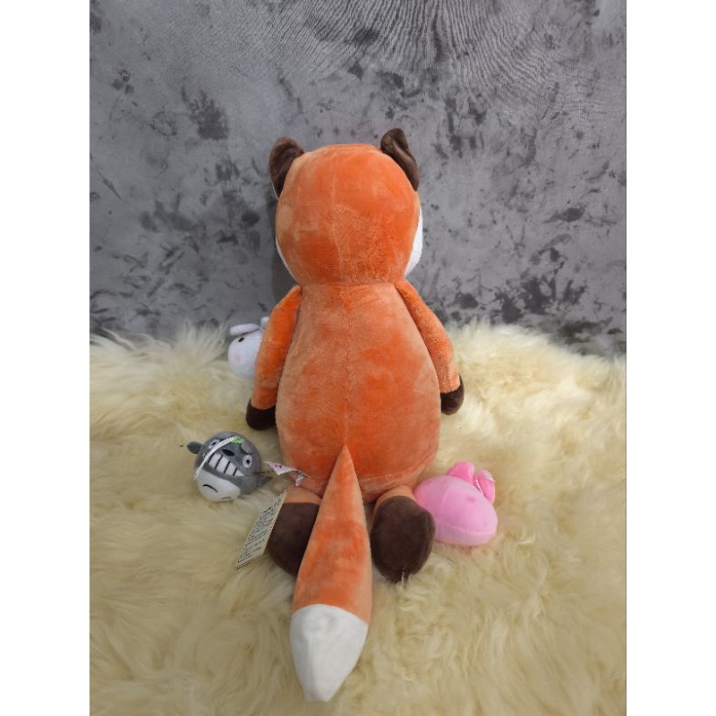 Original miniso jumbo fox doll | Shopee Philippines
