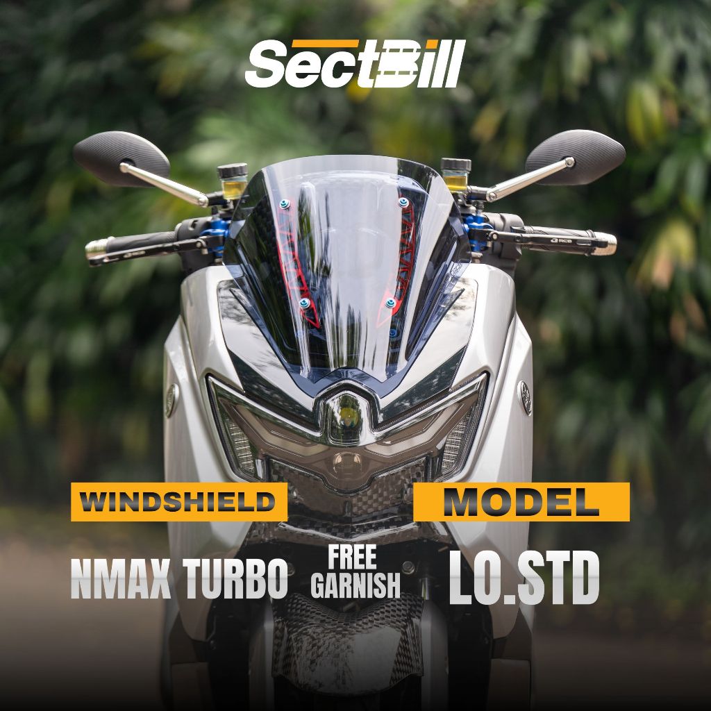 Sectbill Brand NMAX TURBO LO Standard Windshield Accessories | Shopee ...