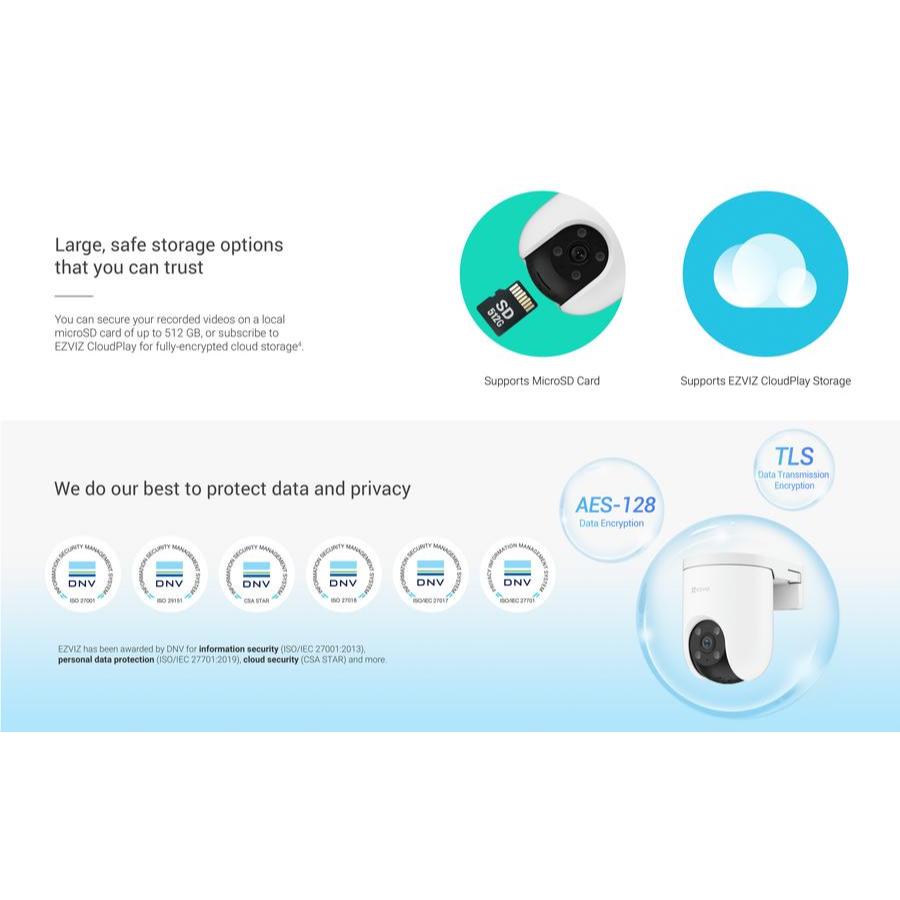 Ezviz H8C 5MP 3K Smart Pan & Tilt IP Camera CCTV Outdoor WiFi | Shopee ...