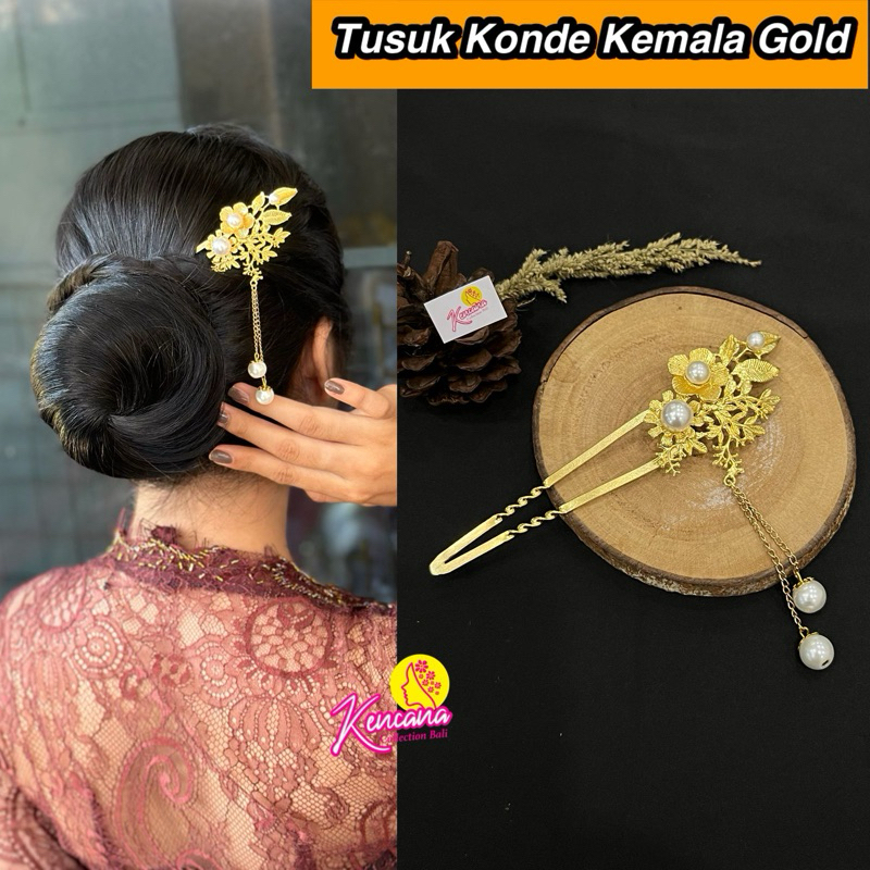 Kemala Gold konde skewer / konde / kemala konde | Shopee Philippines